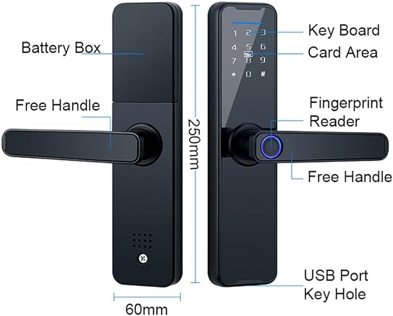 Tuya Smart Lock Fingerprint – Cynop Engineering Solutions